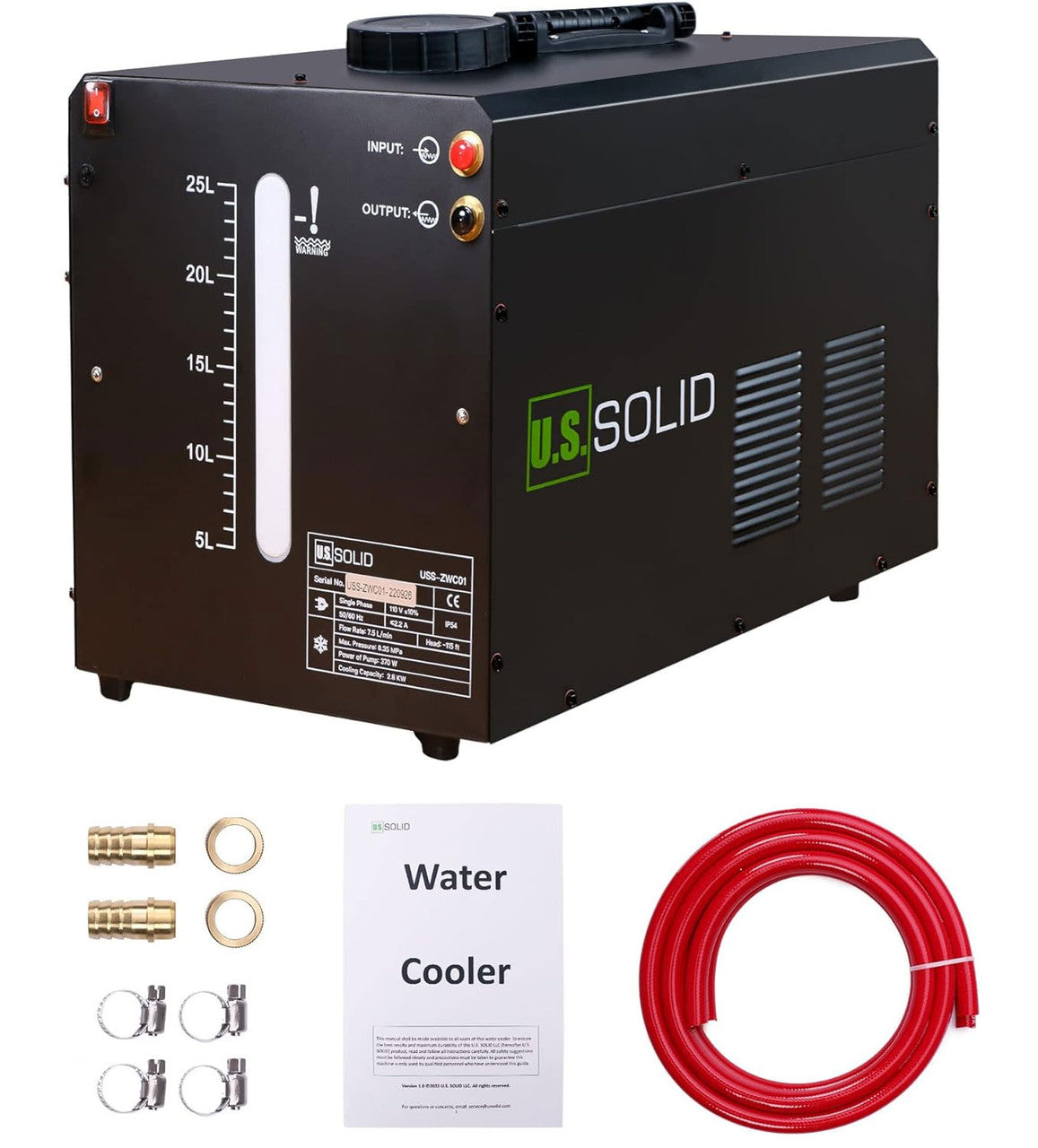 U.S. Solid Tig Water Cooler 25L TIG MIG Welder Torch Water Cooling Mac