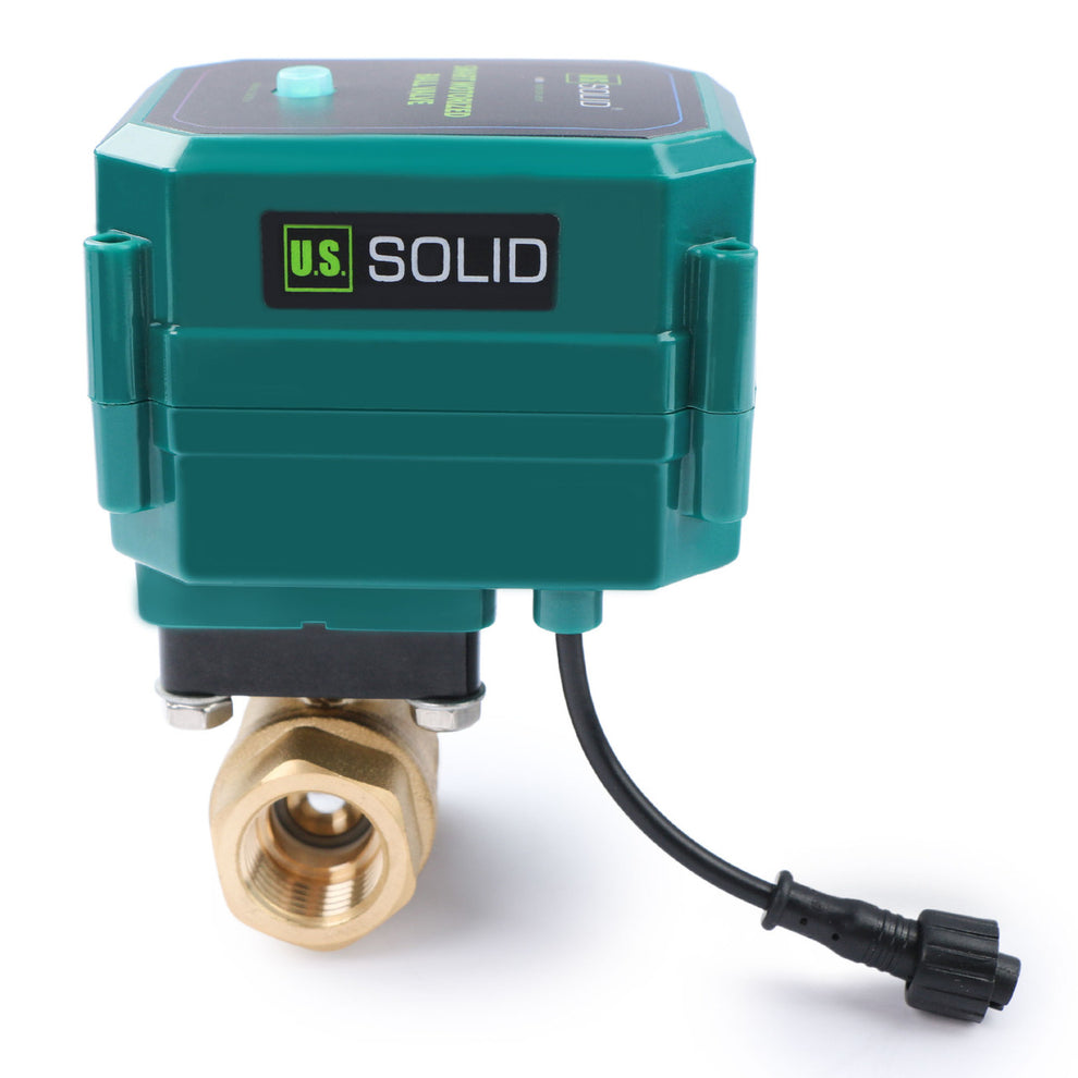 1/2" Smart Motorized Ball Valve – Remote Control Brass Electrical Ball ...