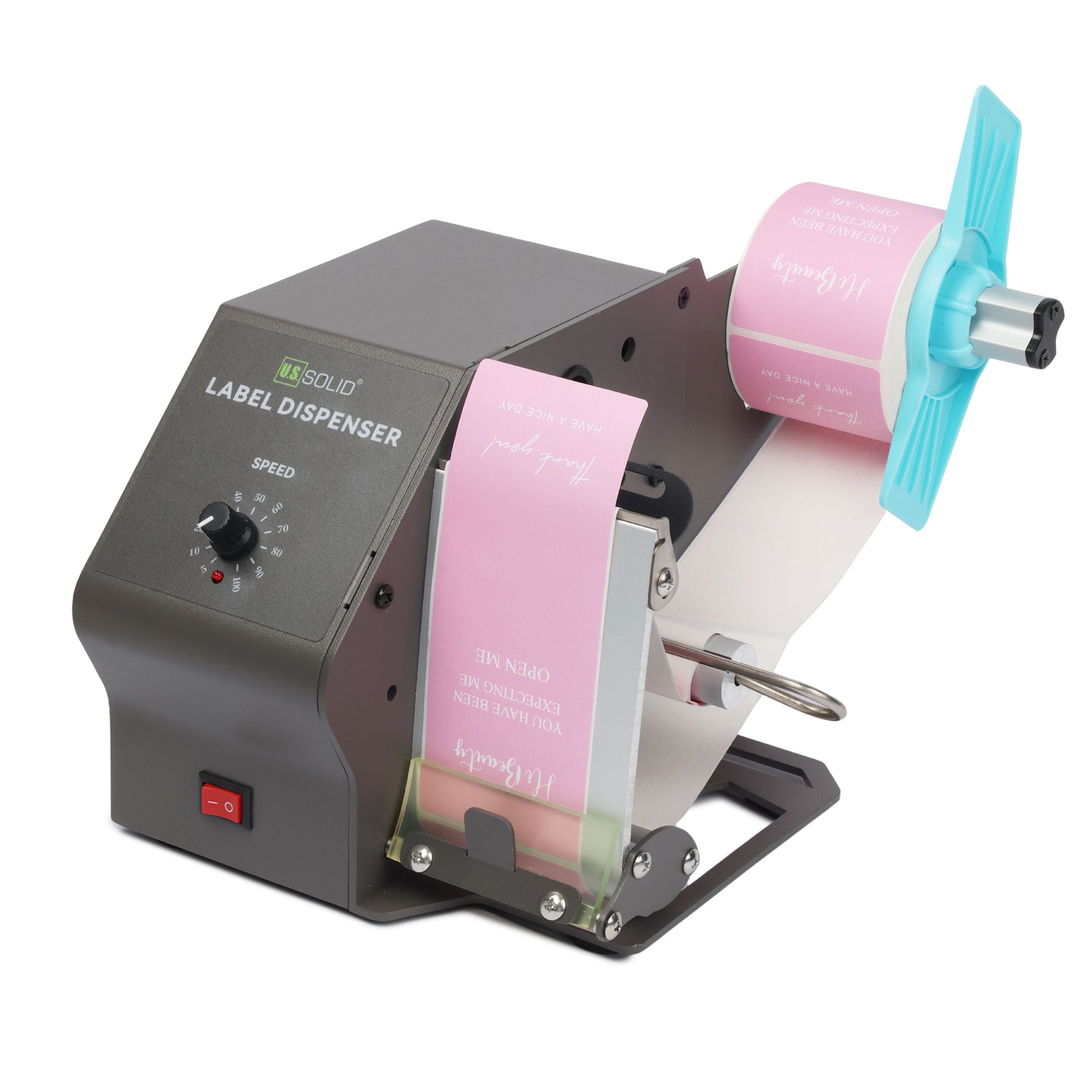 U.S. Solid Automatic Label Dispenser - Label Applicator Sticker Dispen