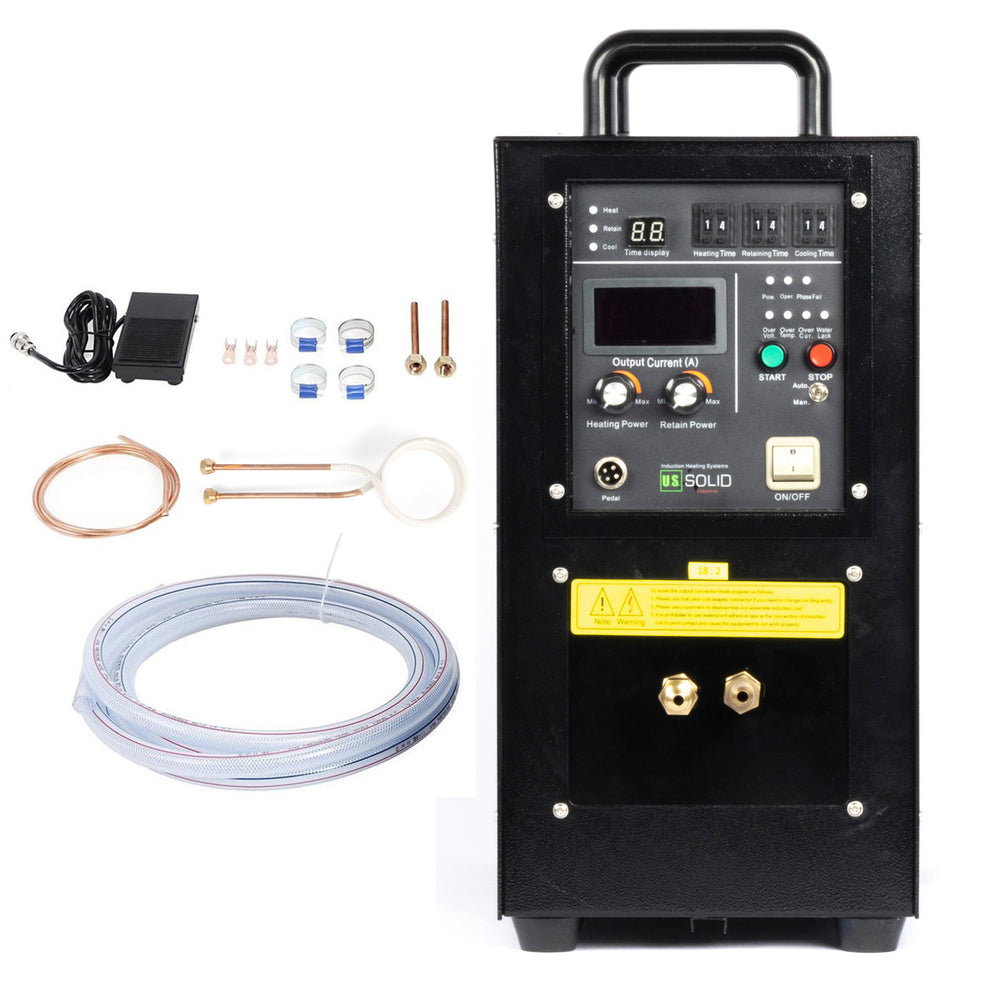 U.S. Solid 25 KW High Frequency Induction Heater 30-80 KHz, 18:2 Turns