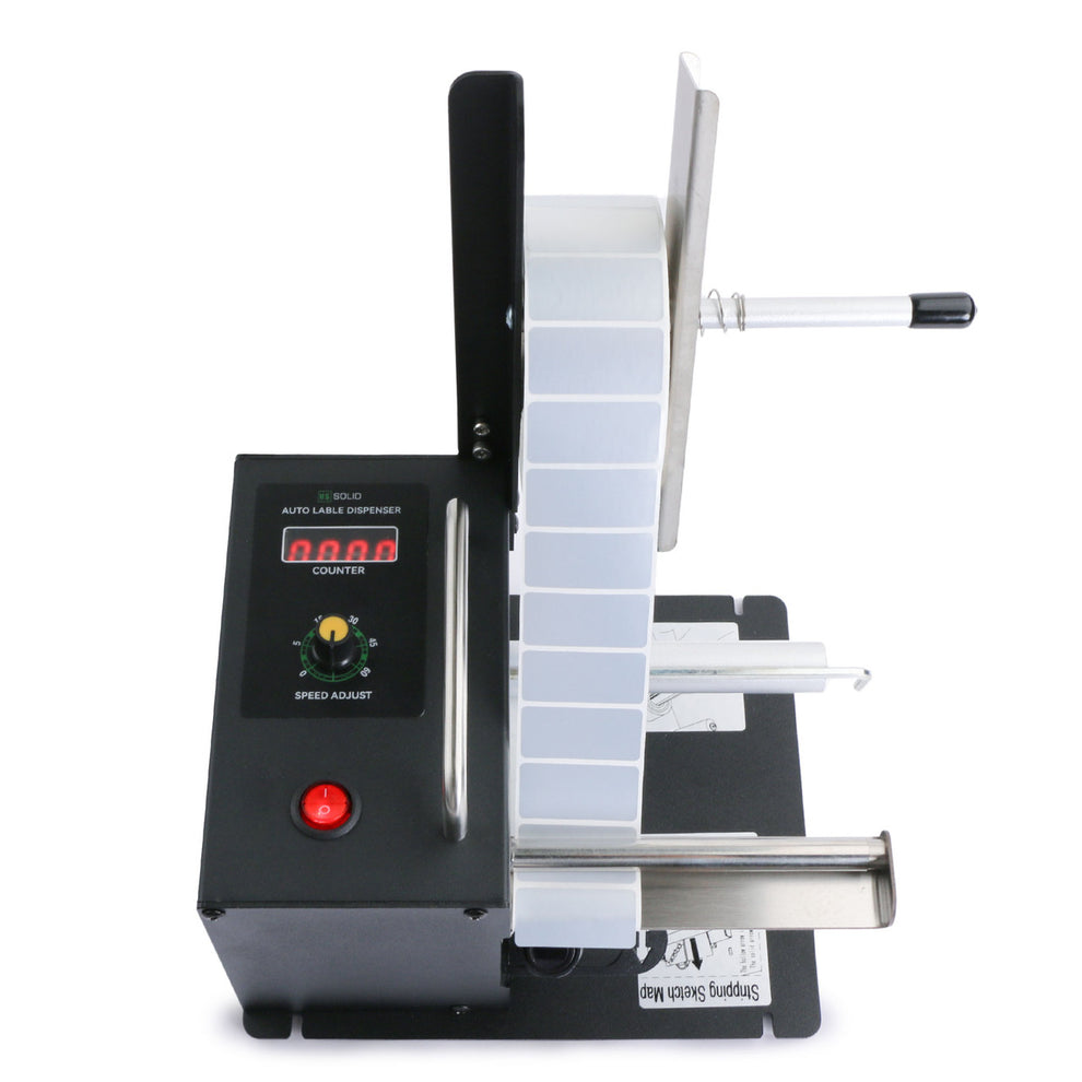 U.S. Solid Automatic Label Dispenser - Label Applicator Sticker Dispen