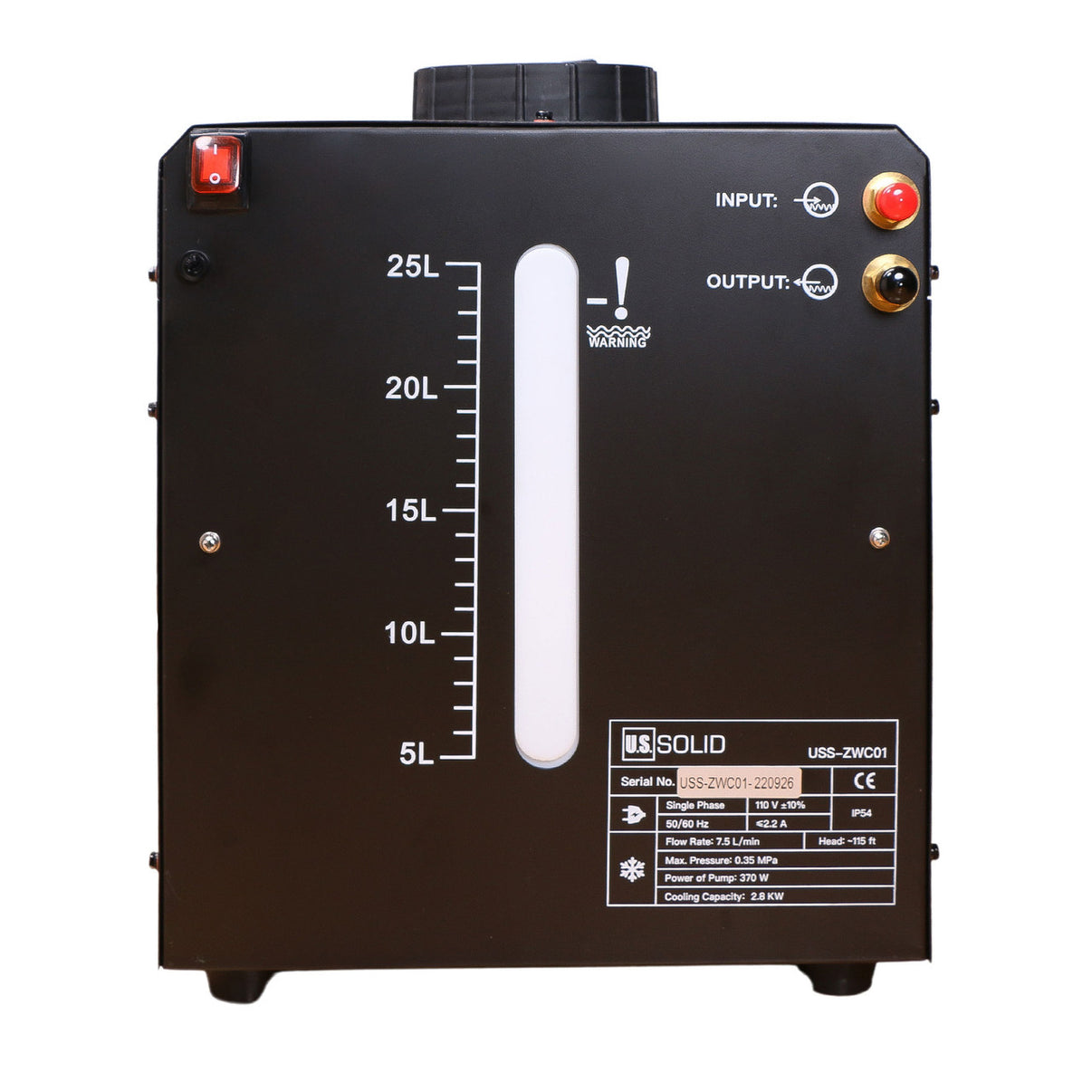 U.S. Solid Tig Water Cooler 25L TIG MIG Welder Torch Water Cooling Mac