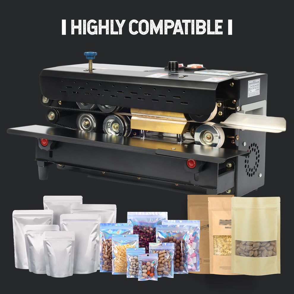 Continuous Band Sealer - Automatic Horizontal Bag Sealing Machine with ...