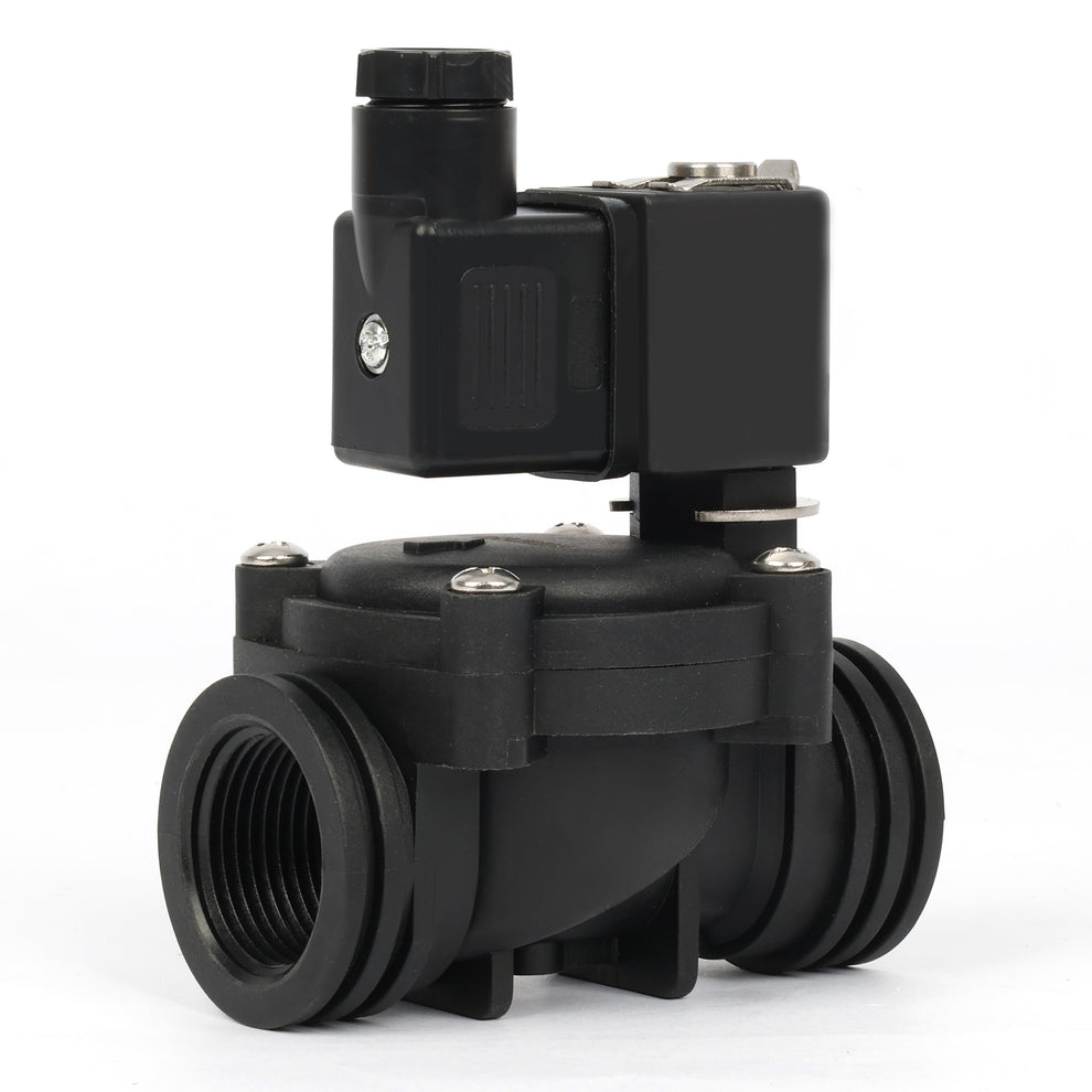 Solenoid Valve Plastic (Nylon) 3/4" - 24 V DC, 8 Bar, Normally Closed ...