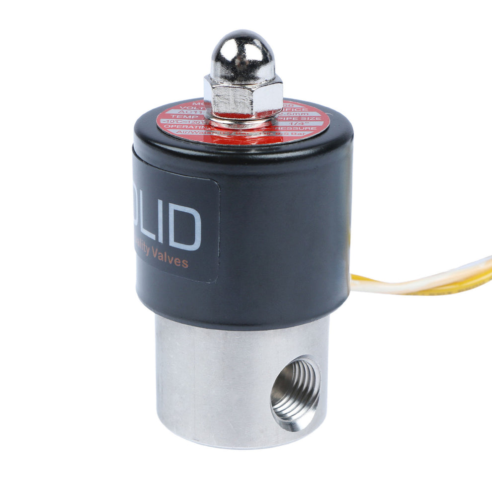 1/4" Smart Solenoid Valve - WiFi APP-Controlled Stainless Steel Soleno ...