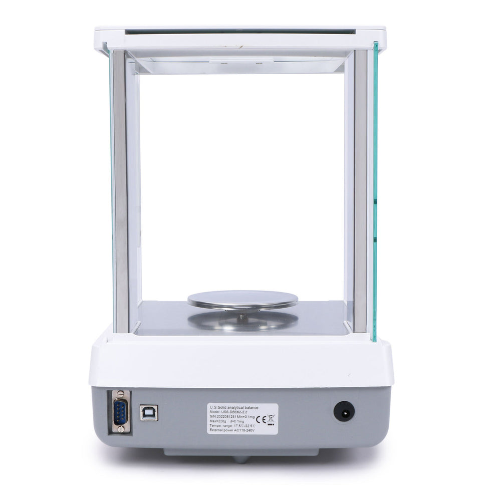 U.S. Solid 0.1 mg Analytical Balance– Density and Dynamic Weighing, 0.