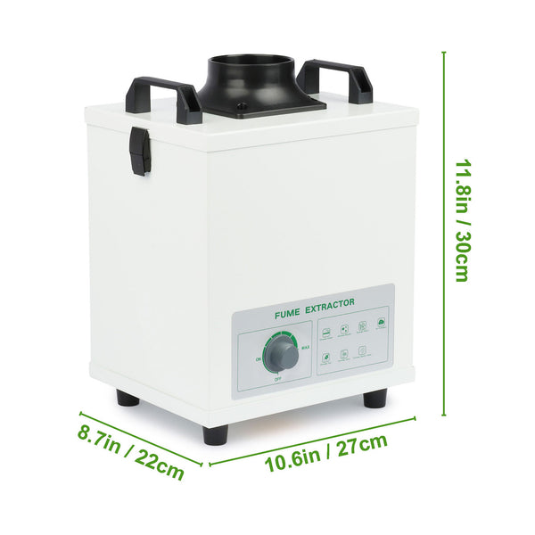Fume Extractor - 120W Powerful Suction HEPA Air Purifier, Triple-filte ...