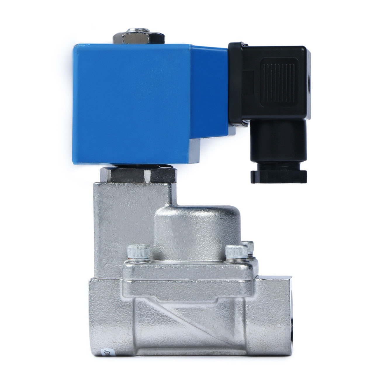 High Pressure Solenoid Valve - 1/2" Stainless Steel 100 bar, 12V DC Hi ...