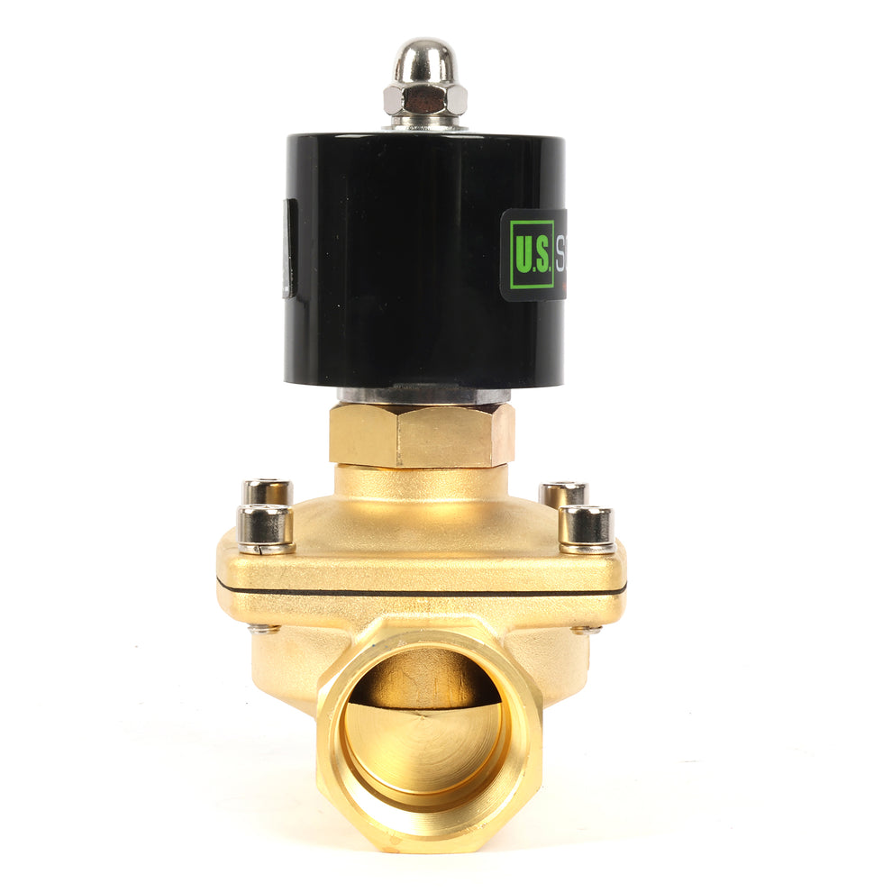 U.S. Solid Katup Solenoid - 1-1/4" 12V DC Katup Solenoid Listrik Kunin