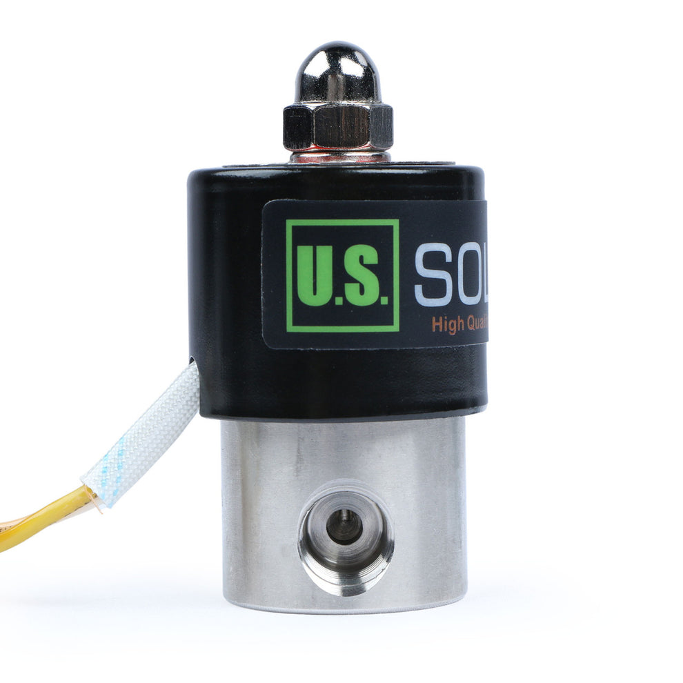 1/4" Smart Solenoid Valve - WiFi APP-Controlled Stainless Steel Soleno ...