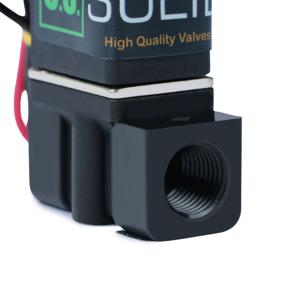 Injap Solenoid Elektrik 1/4" Udara, Air 12-volt – U.S. Solid