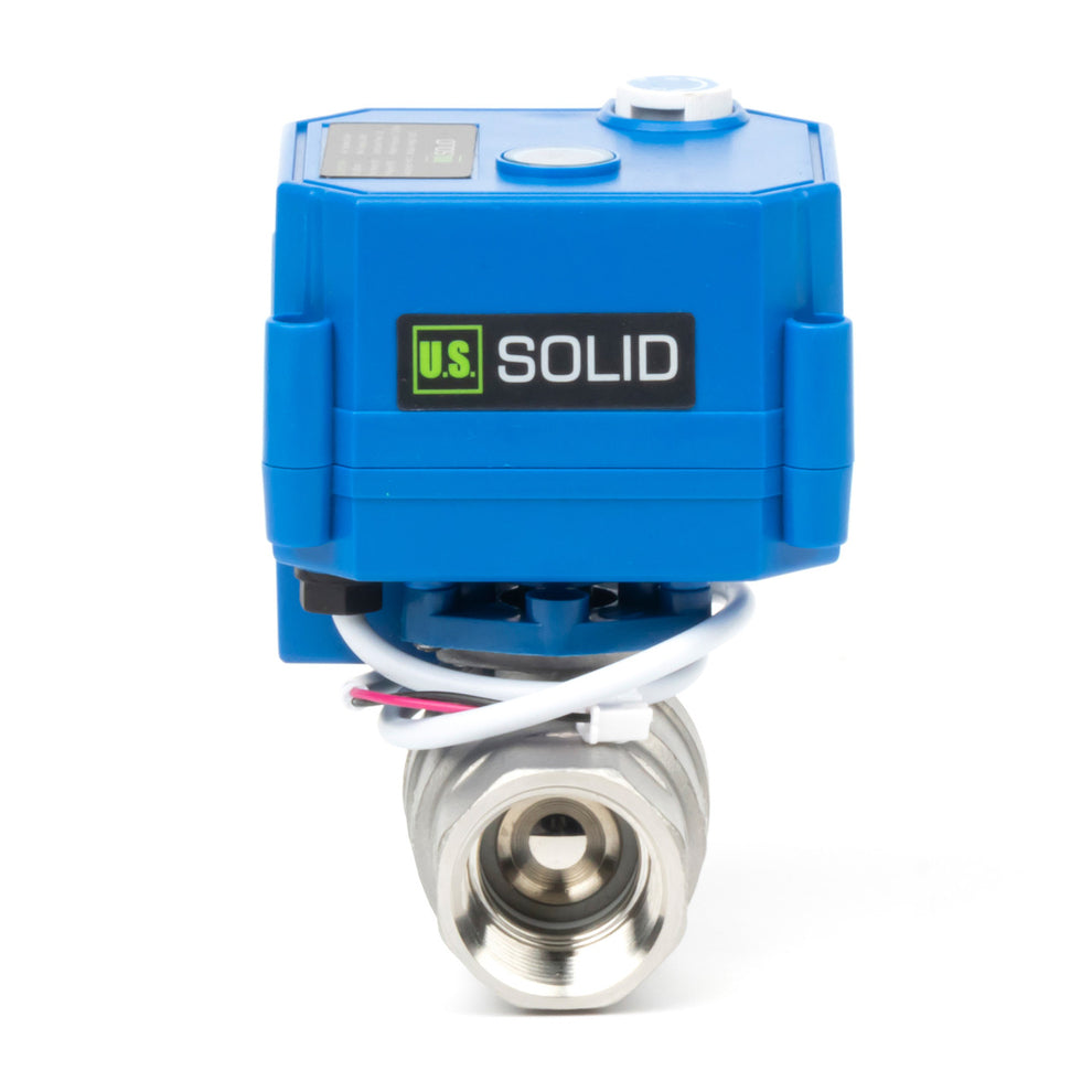 3/4" Motorized Ball Valve with Manual Function - 2 Wire Auto Return, S ...