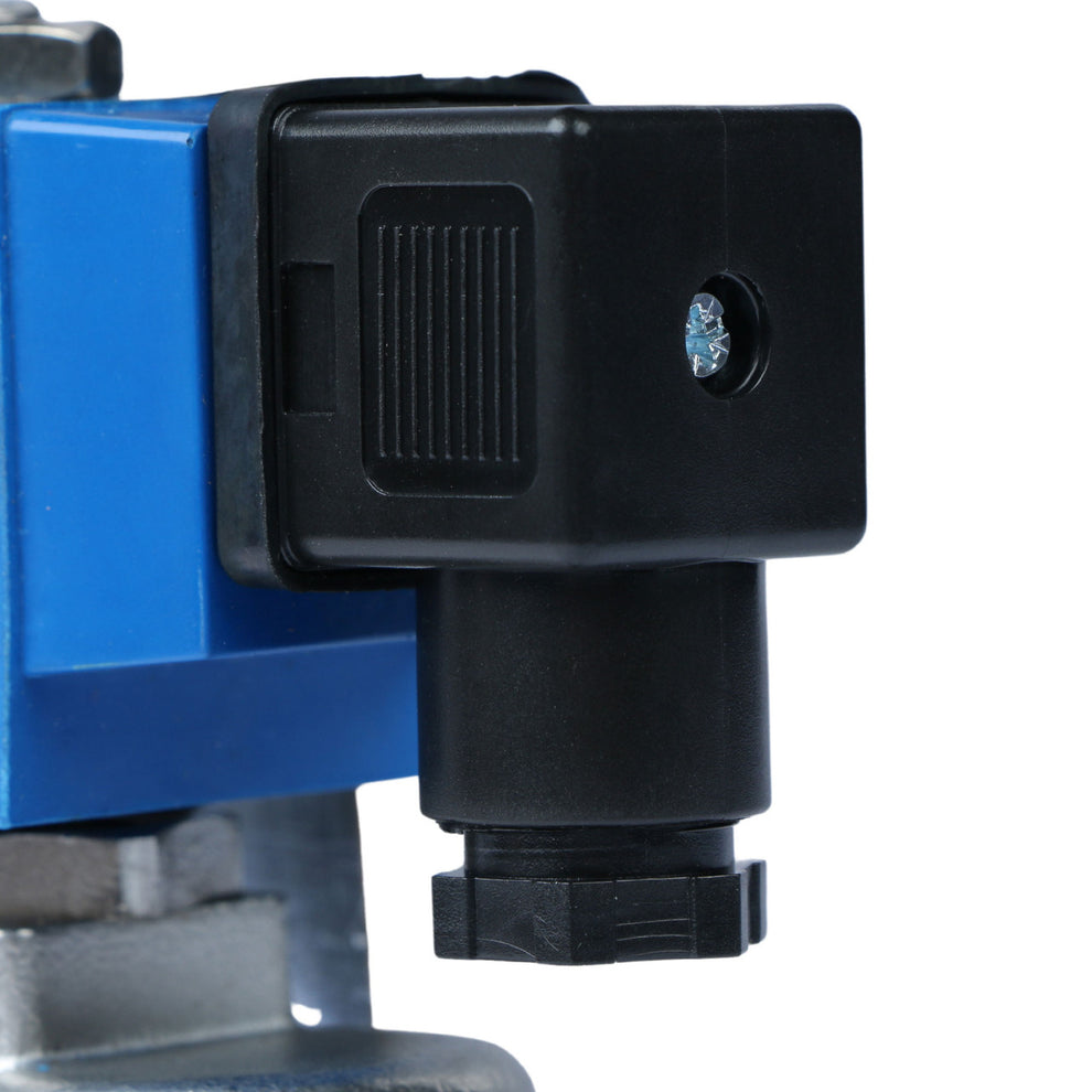High Pressure Solenoid Valve - 1/2" Stainless Steel 100 bar, 12V DC Hi ...