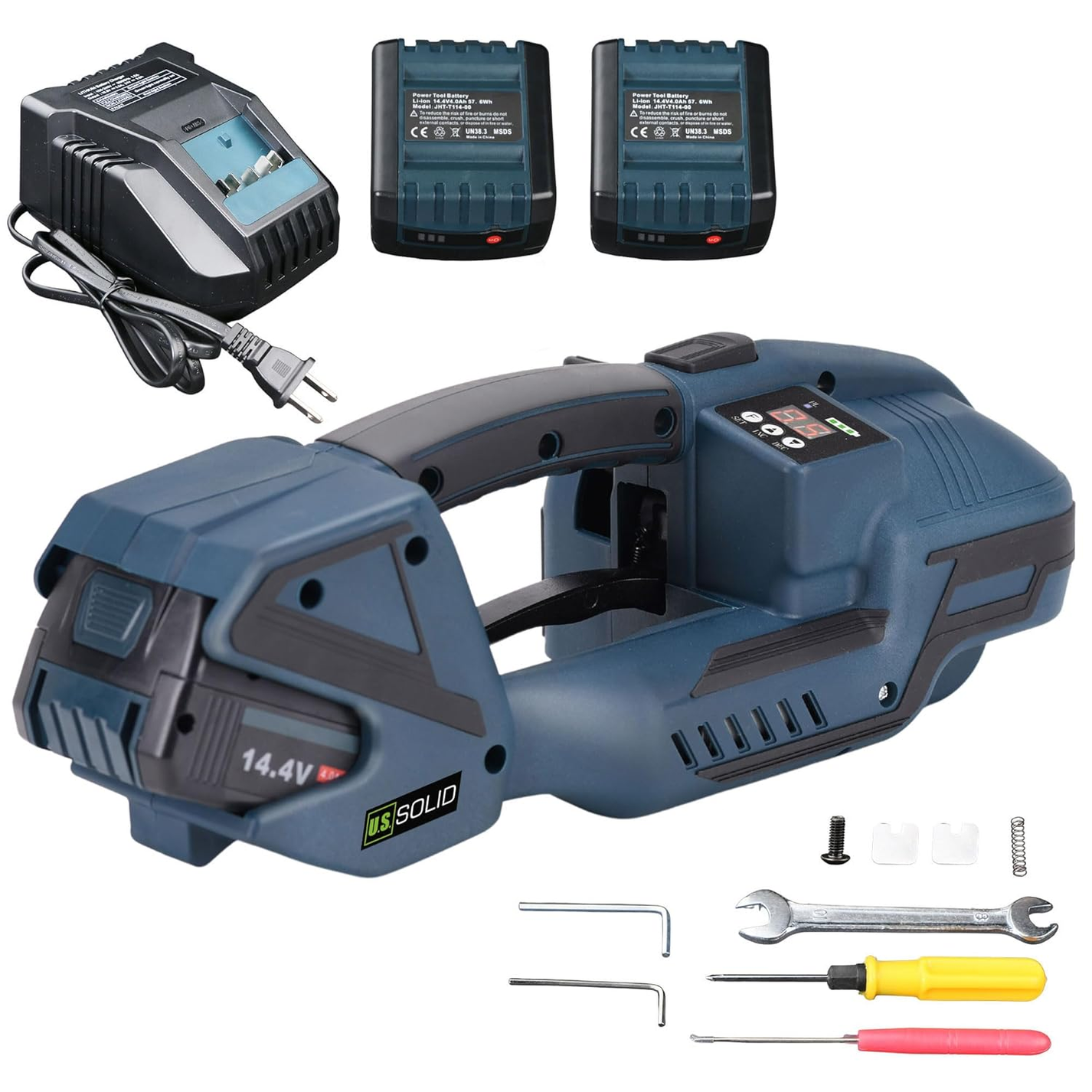 Automatic Strapping Machine - Electric Auto Banding Machine with LCD S ...