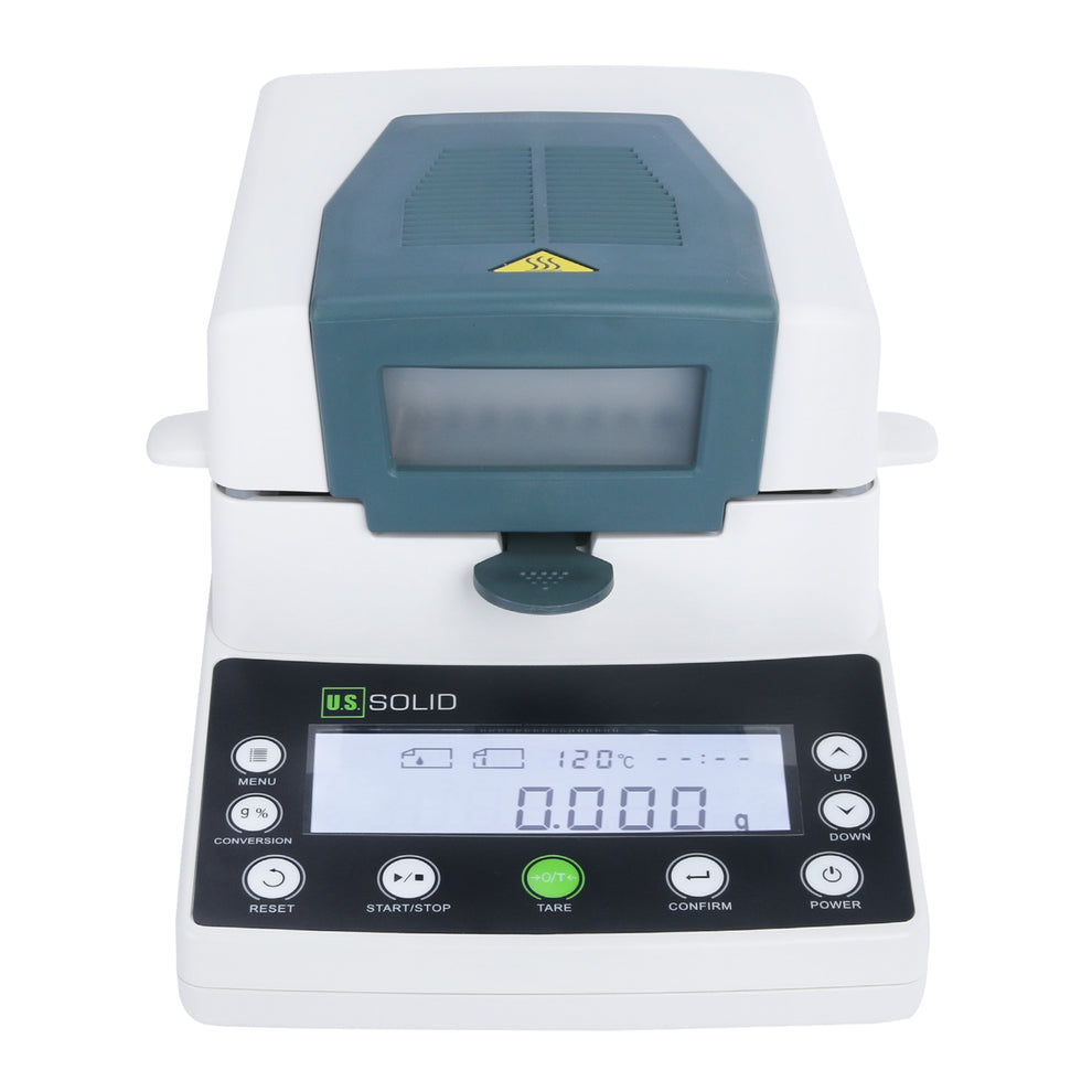 Moisture Analyzer-110g x 5mg, 0.1% Readability Halogen Moisture Balanc ...
