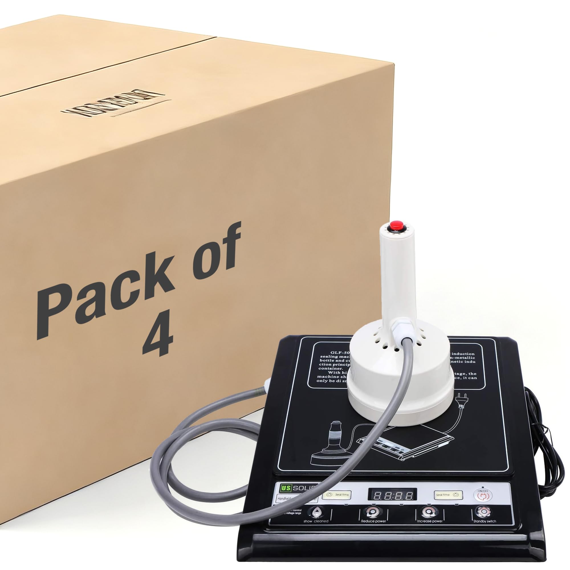 U.S. Solid Heat Induction Sealer Bottle Cap Sealing Machine 15-100mm 1