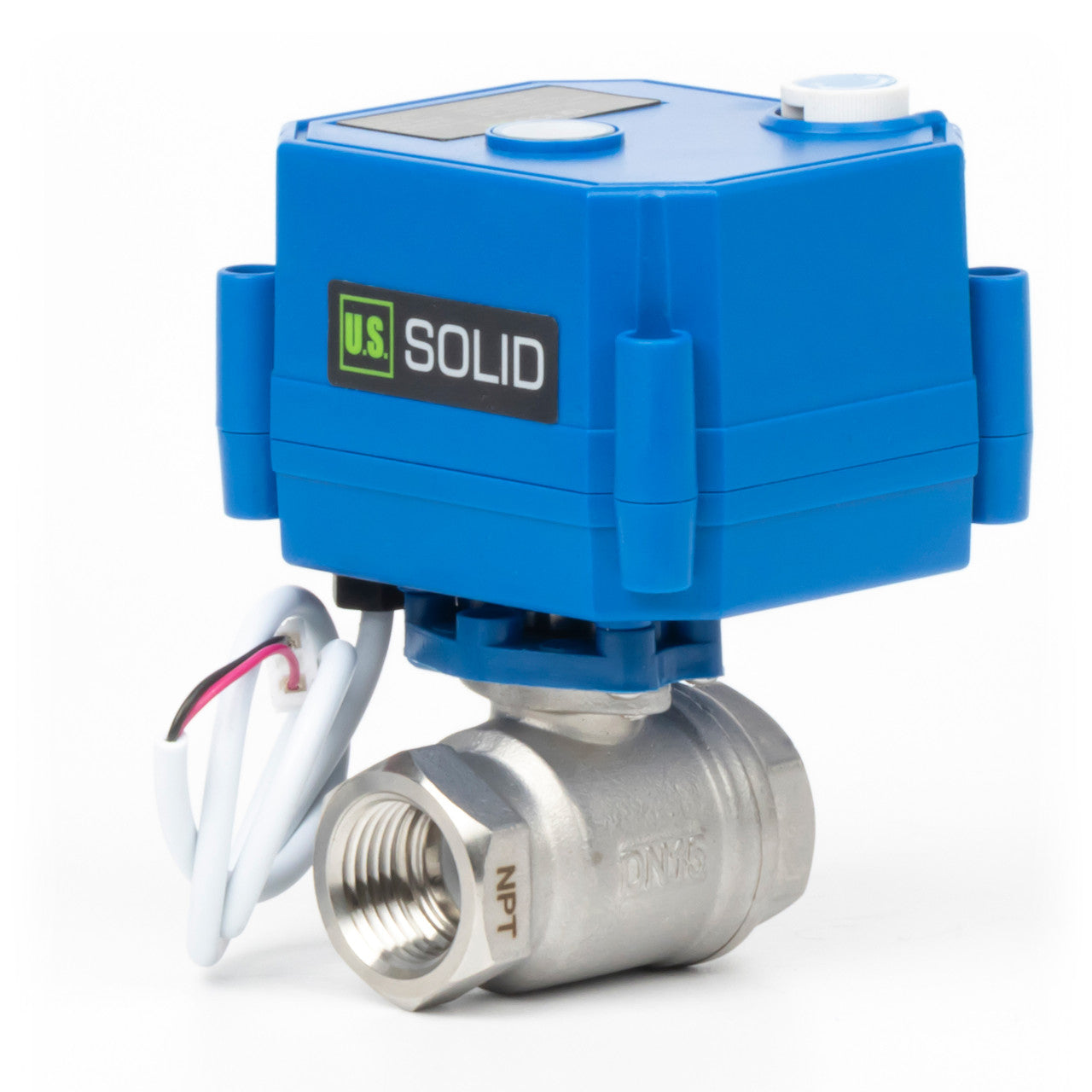 1/2" Motorized Ball Valve with Manual Function - 2 Wire Auto Return, S ...