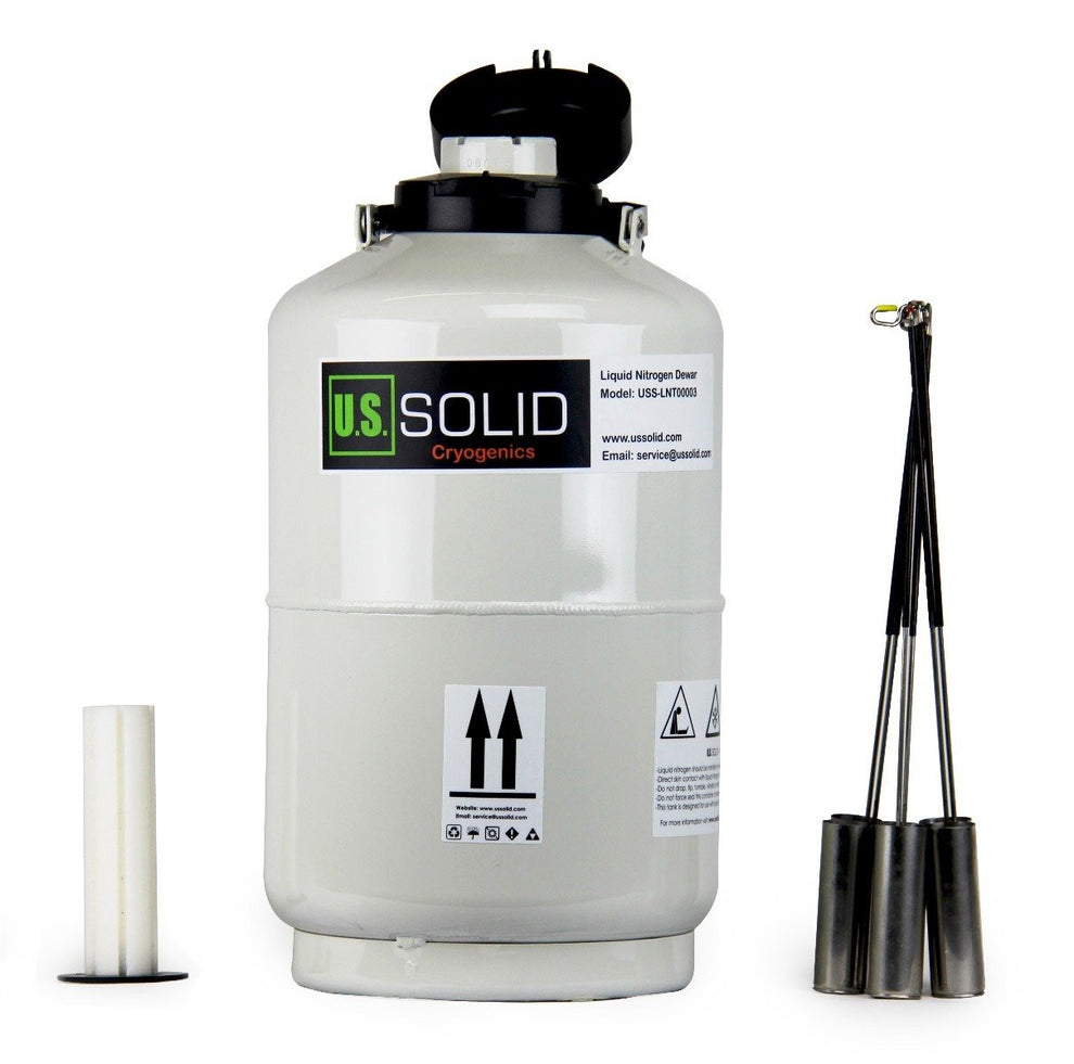 10L Liquid Nitrogen Tank LN2 Dewar Cryogenic Container – U.S. Solid