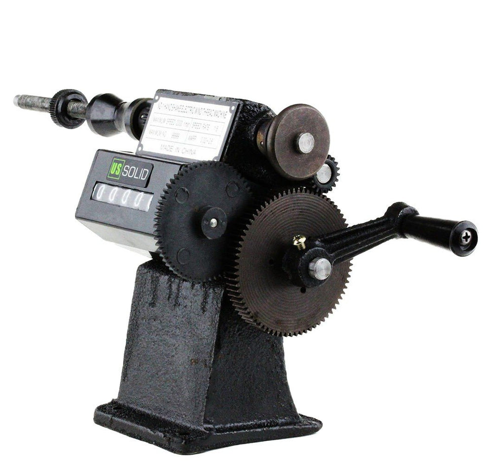 U.S. Solid Dual-Purpose Electric/ Manual Coil Winding Machine w/ Counter