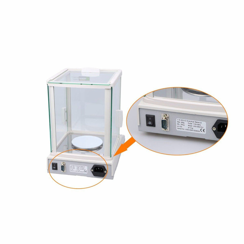 0.001g 1mg Lab Analytical Balance Digital Precision Scale – U.S. Solid