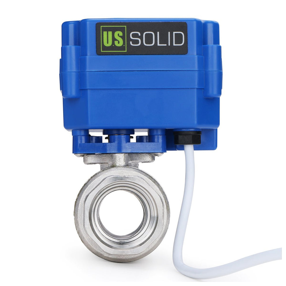 Motorized Ball Valve in Stainless Steel- 3/4 inch Full port Electrical ...