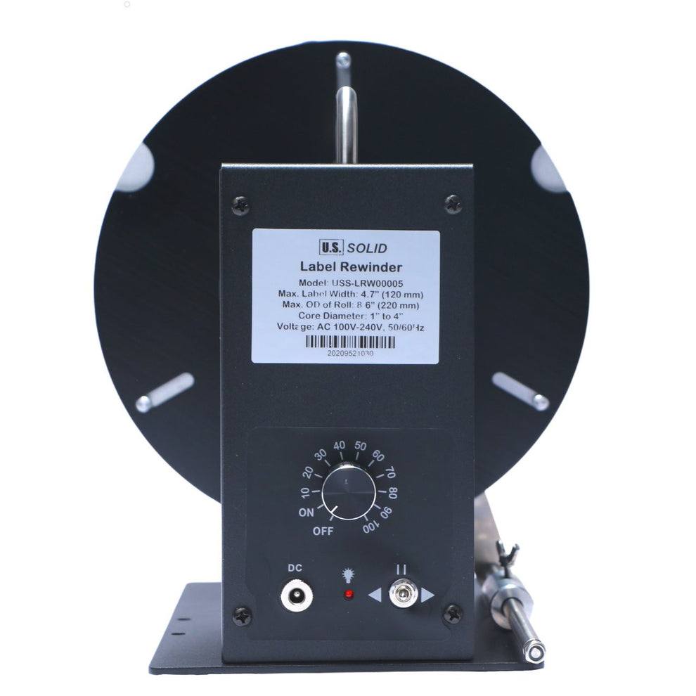 Automatic Label Rewinder Machine w/ Adjustable Core Holder 1" - 4" – U ...